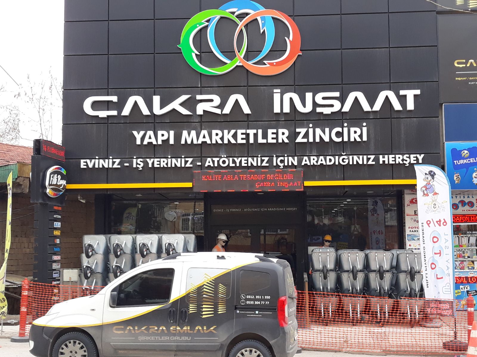 ÇAKRA İNŞAAT EMLAK HIRDAVAT YAPI MALZEMELERİ ÇAKRA İNŞAAT EMLAK HIRDAVAT YAPI MALZEMELERİ